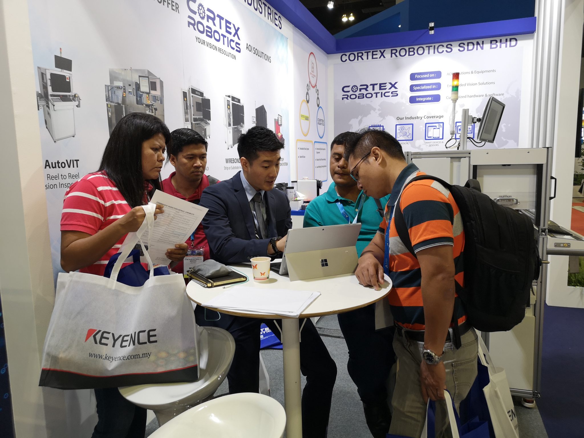 Cortex Robotics joined Semicon Southeast Asia 2019